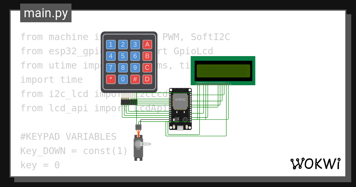Pantalla Nueva Puerta Wokwi Esp32 Stm32 Arduino Simulator 8012