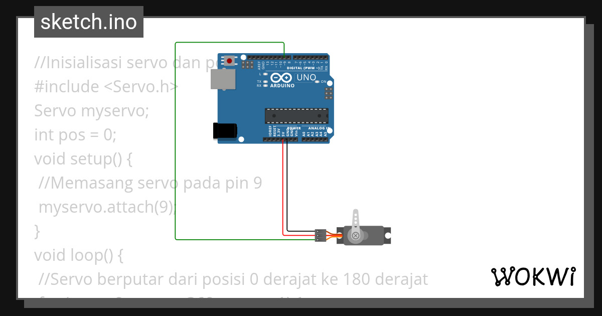 Output Motor Servo Copy - Wokwi ESP32, STM32, Arduino Simulator