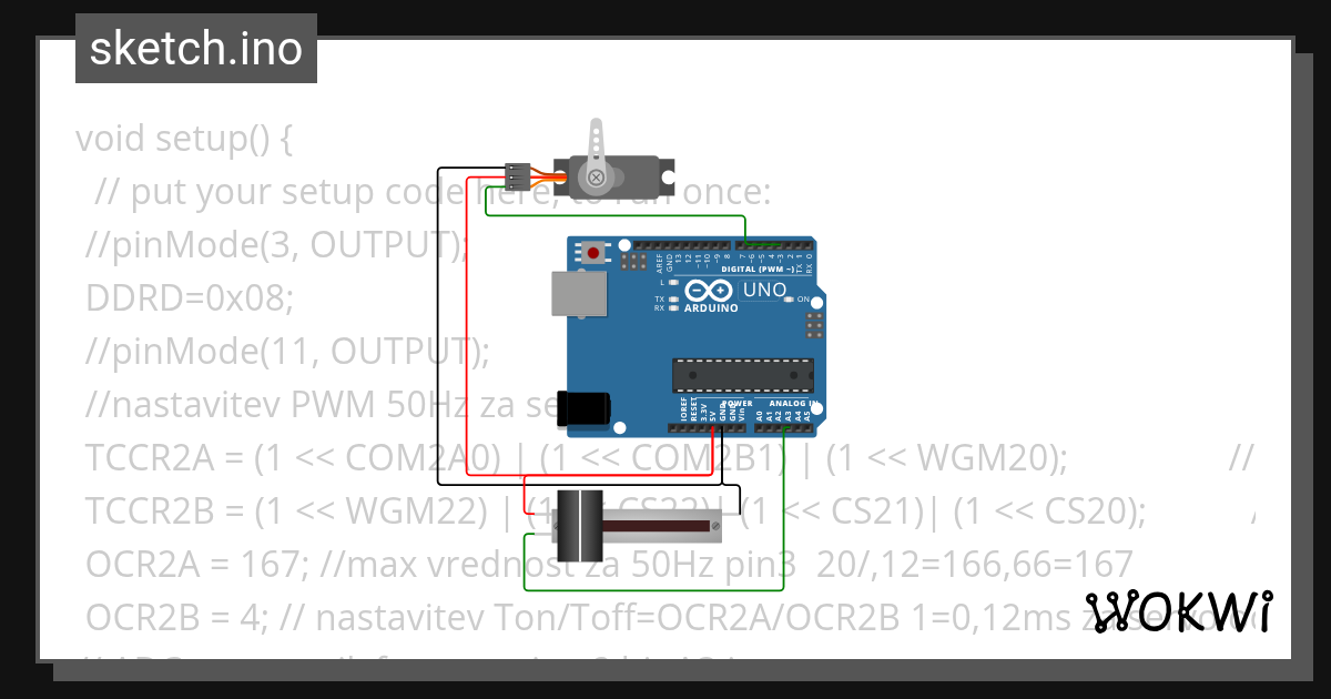 servo_timer_example - Wokwi ESP32, STM32, Arduino Simulator