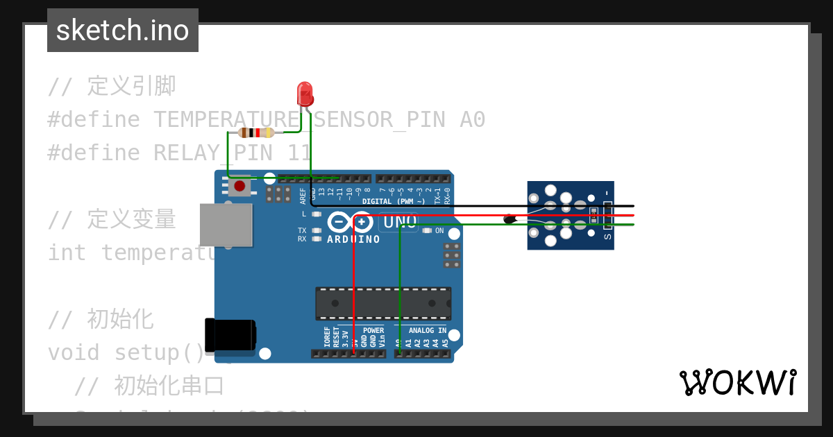 Temprature Wokwi Esp32 Stm32 Arduino Simulator 2629