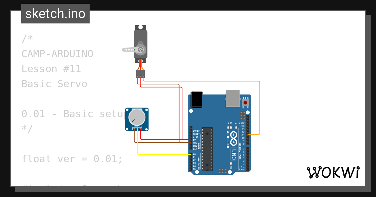 Basic Servo001 Wokwi Esp32 Stm32 Arduino Simulator 6621