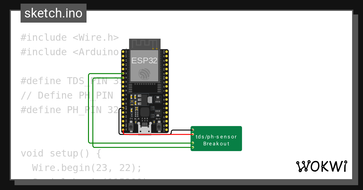 Iot 145 Aa2 Read Ph Value Solution Wokwi Esp32 Stm32 Arduino Simulator 5239