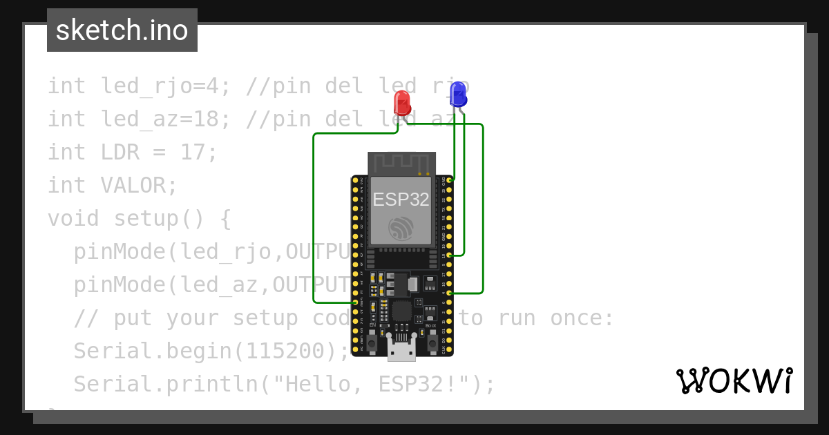 Tecnología Copy Wokwi Esp32 Stm32 Arduino Simulator