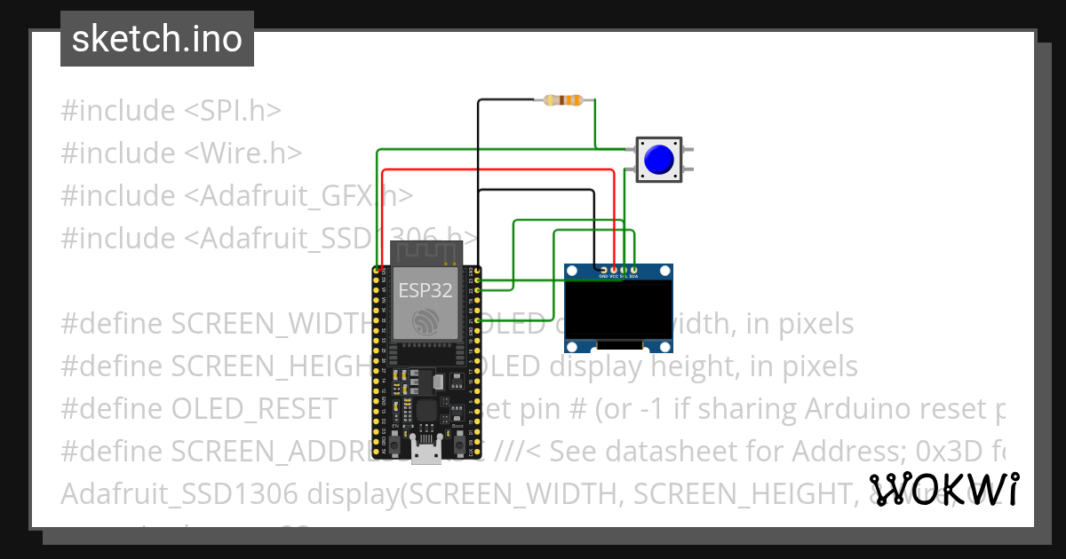 Pantalla Led Wokwi Esp32 Stm32 Arduino Simulator 1152