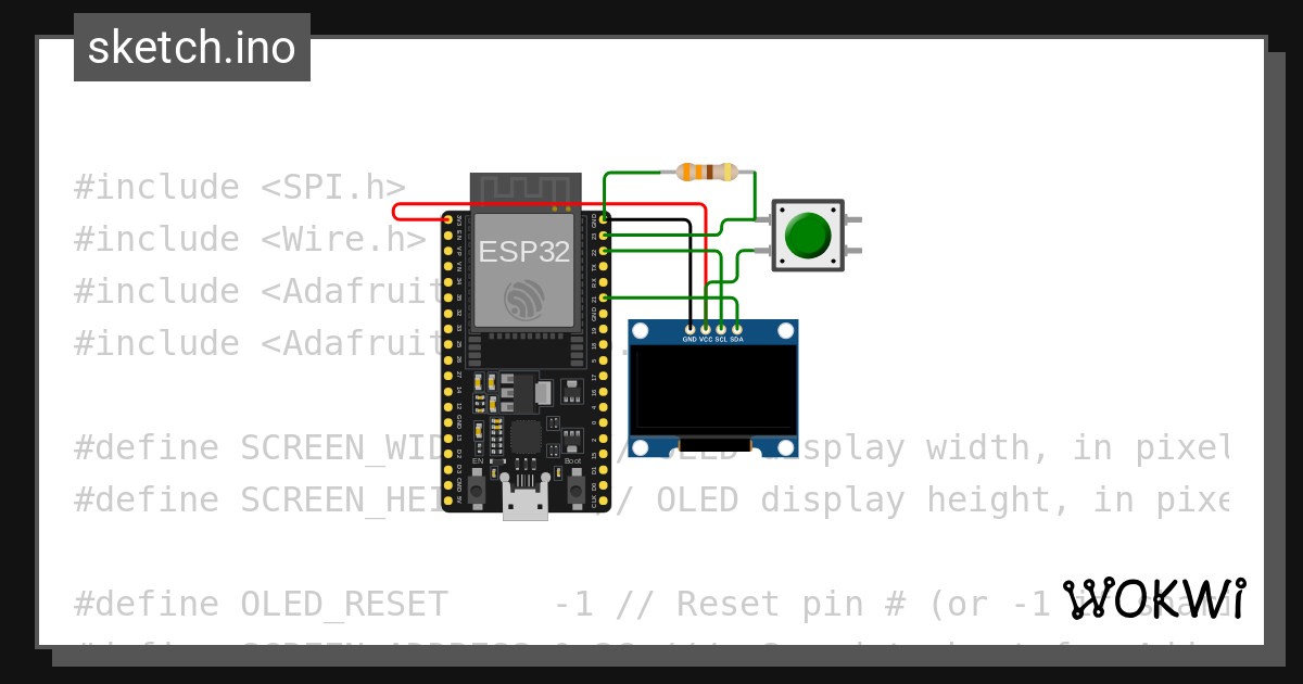 Oled Con Boton Borrar Wokwi Esp32 Stm32 Arduino Simulator 2835