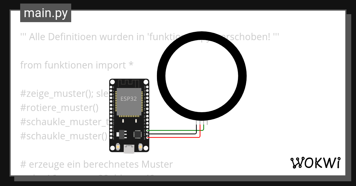 microPython+rainbow II - Wokwi ESP32, STM32, Arduino Simulator