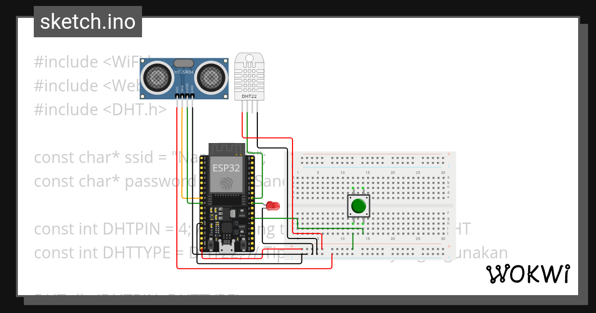 Dht Ultr Wokwi Esp32 Stm32 Arduino Simulator 5630