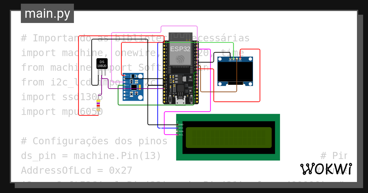 Projeto Com Esp32 38 Pin Wokwi Esp32 Stm32 Arduino Simulator 6761