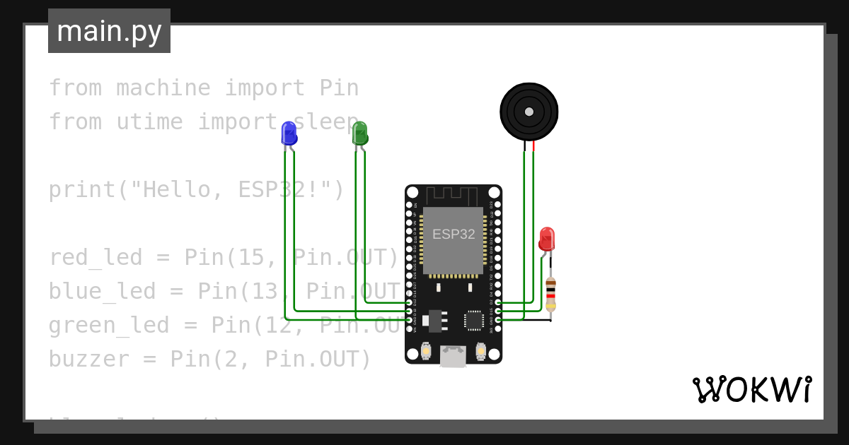 Micropython Blink Esp32 Copy Wokwi Esp32 Stm32 Arduino Simulator 2564