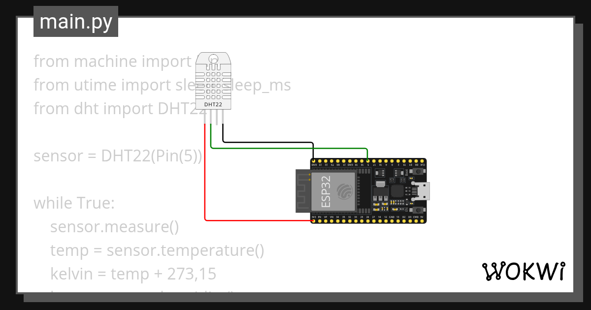 Sensor Temperatura Wokwi Esp32 Stm32 Arduino Simulator
