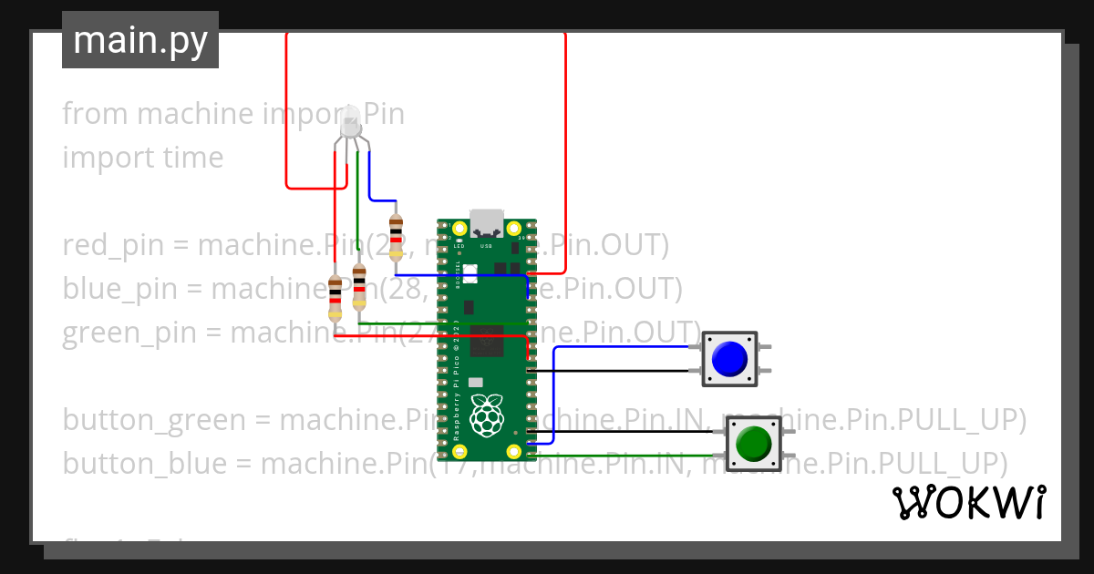 Rgp Led Kontrol Wokwi Esp32 Stm32 Arduino Simulator