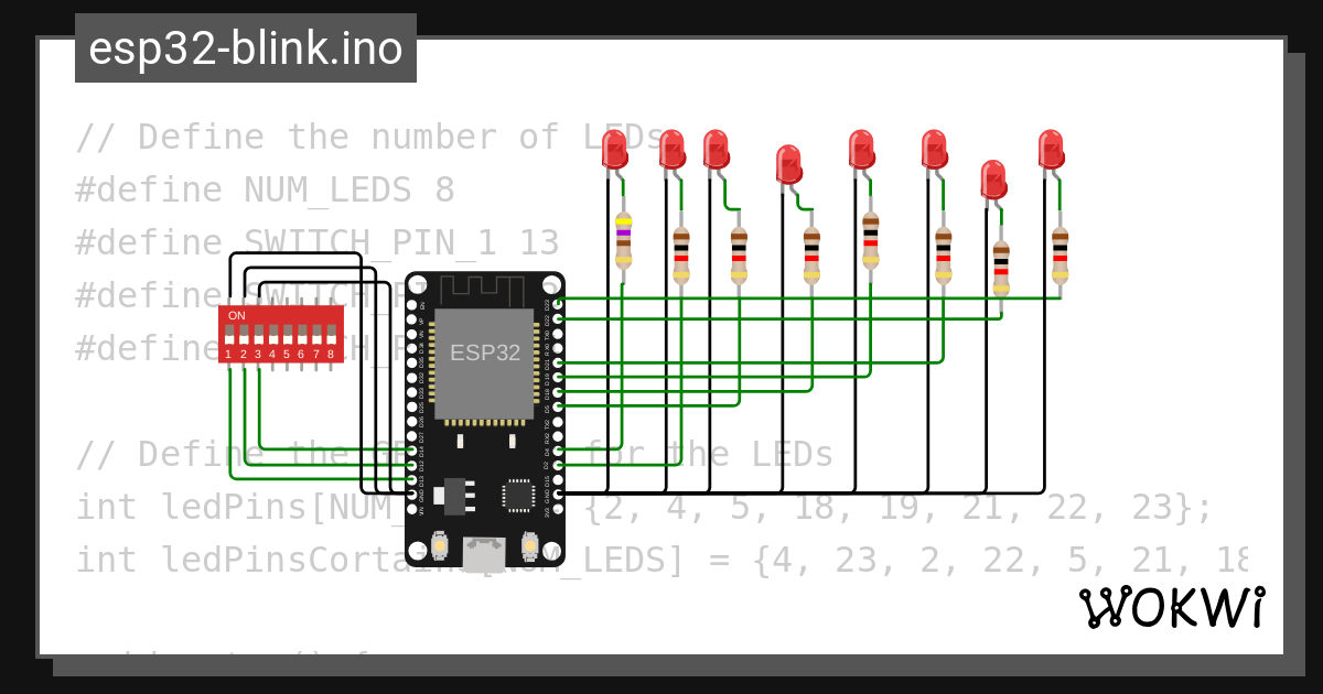 Esp32 Blink 1 Kit Menu Wokwi Esp32 Stm32 Arduino Simulator 3494