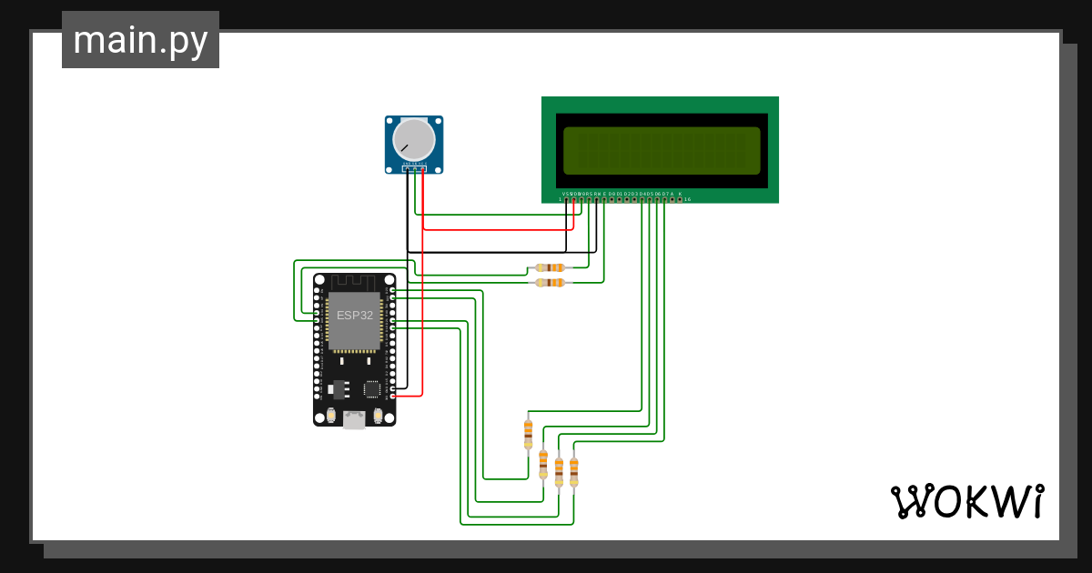 Lcd2x16 Wokwi Esp32 Stm32 Arduino Simulator