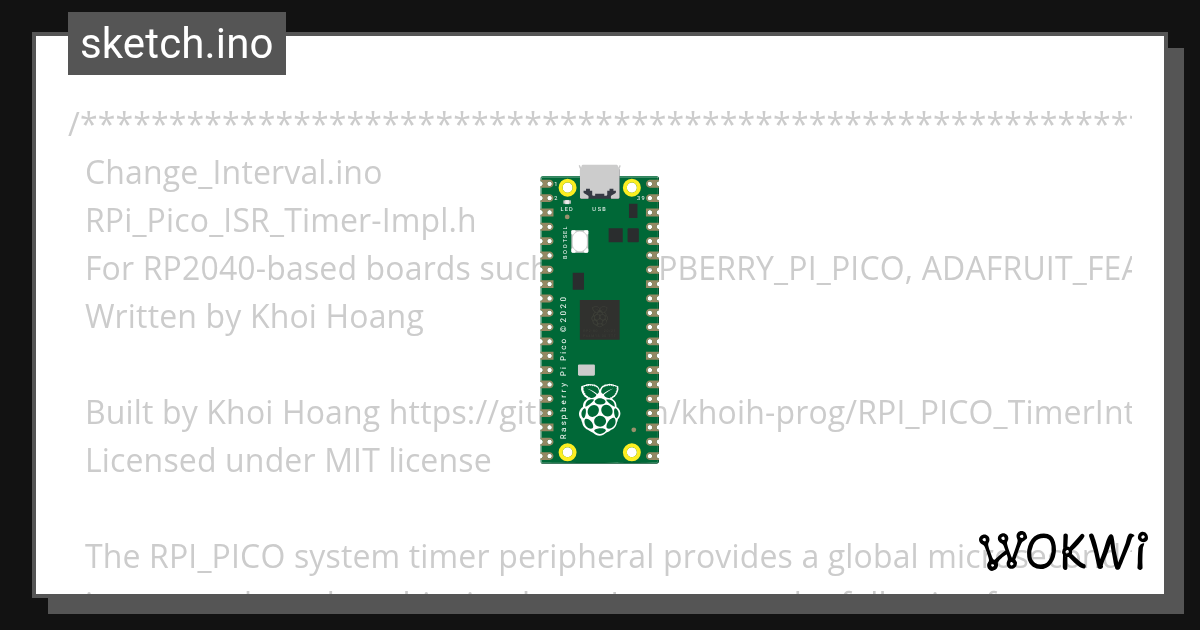 Wokwi - Online ESP32, STM32, Arduino Simulator