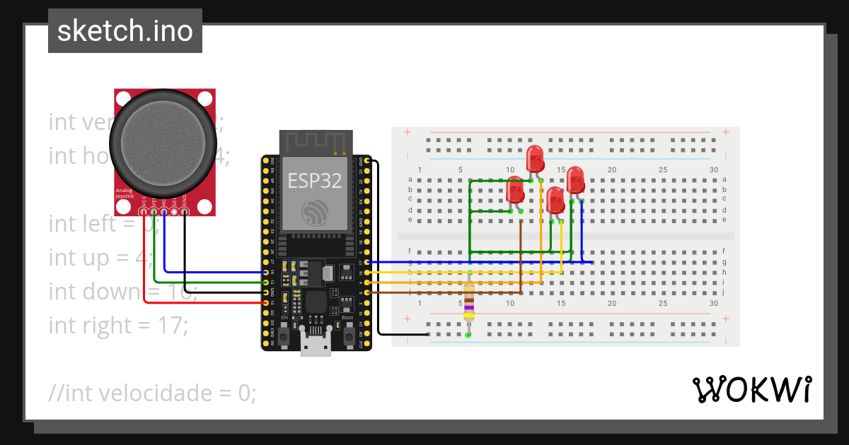 joystick - Wokwi ESP32, STM32, Arduino Simulator
