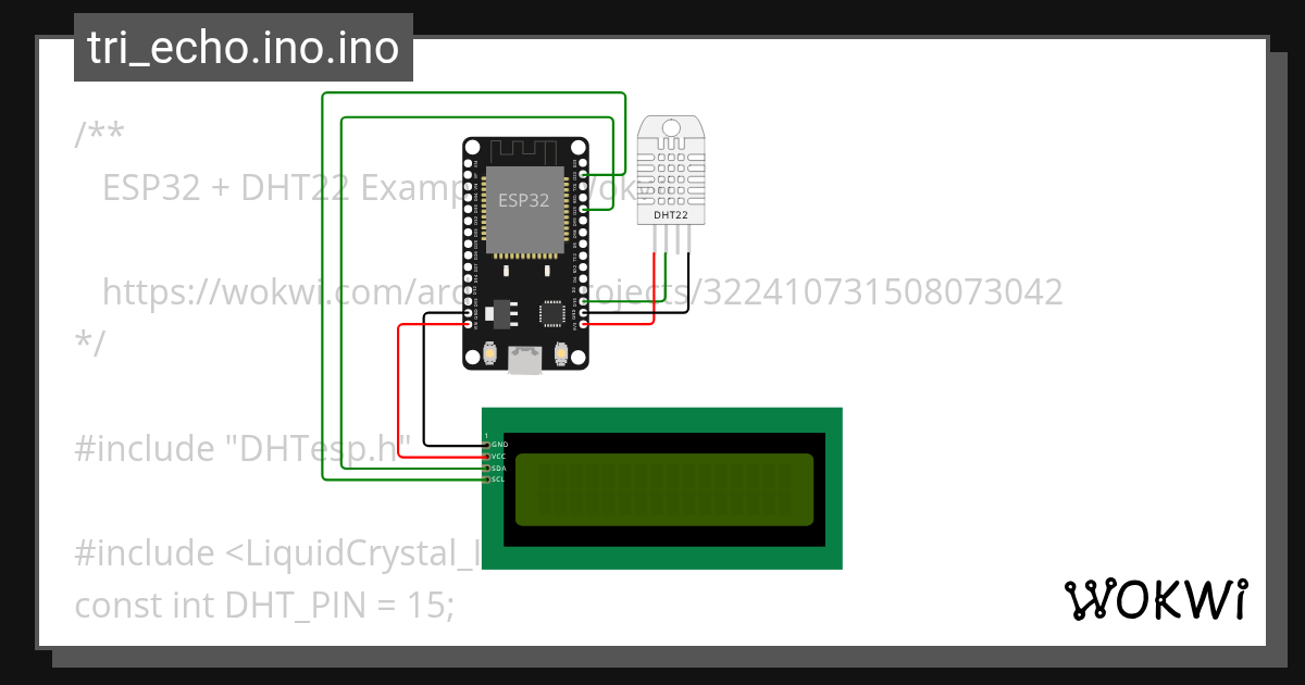 lcd_dht22_20240307.ino - Wokwi ESP32, STM32, Arduino Simulator