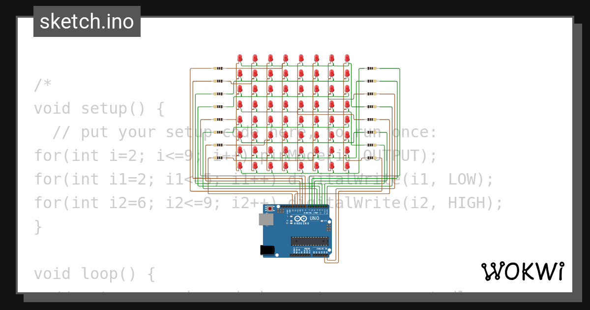 Multiplex Wokwi Esp32 Stm32 Arduino Simulator