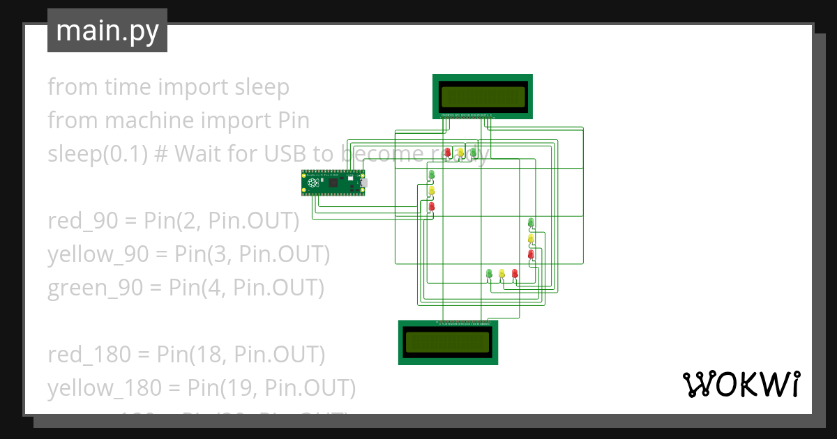 Lysregulering - Wokwi ESP32, STM32, Arduino Simulator