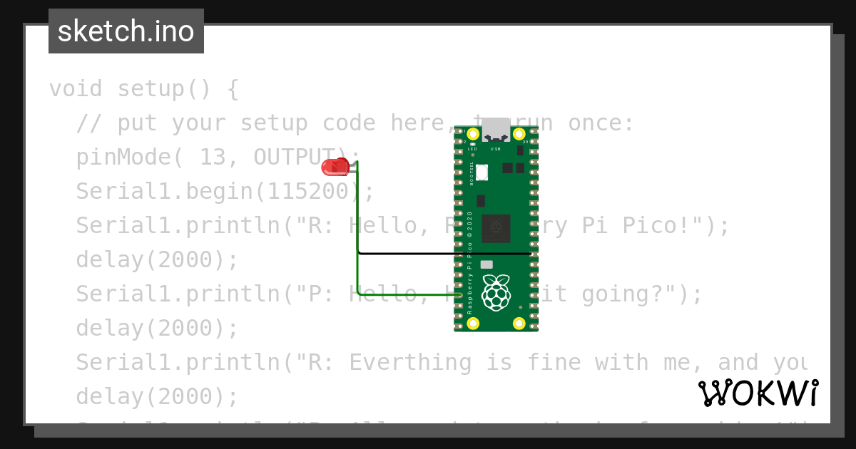Print Test Wokwi Esp32 Stm32 Arduino Simulator 5961