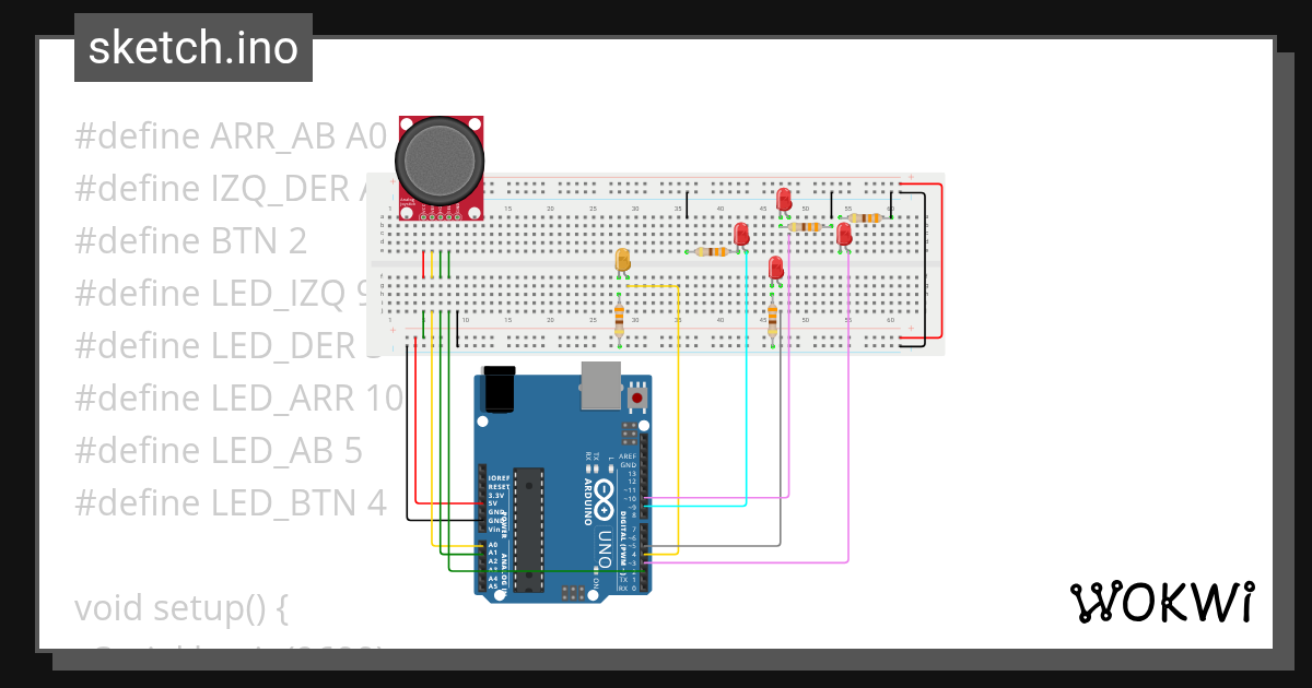 JoyStick - Wokwi ESP32, STM32, Arduino Simulator