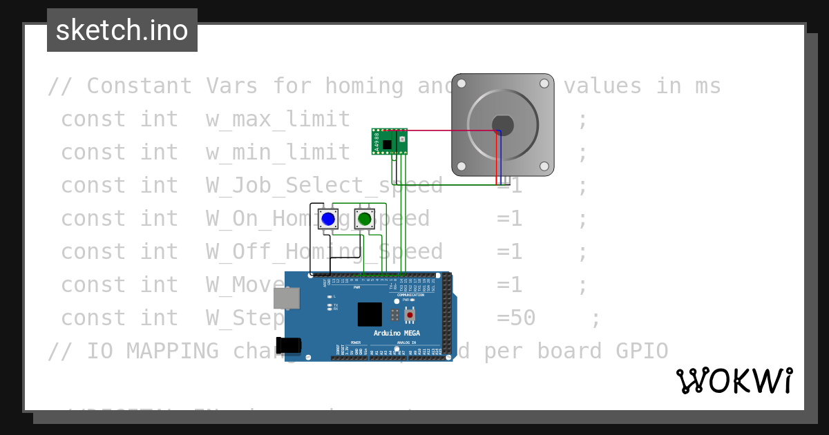 Motor Control Arduino Mega Stepper Drive Positional Copy Wokwi