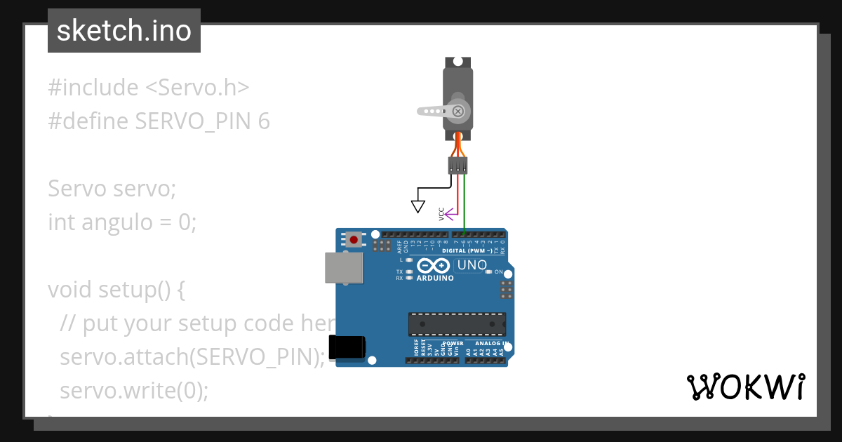 Servo incremento - Wokwi ESP32, STM32, Arduino Simulator Servo incremento - Wokwi ESP32, STM32, Arduino Simulator