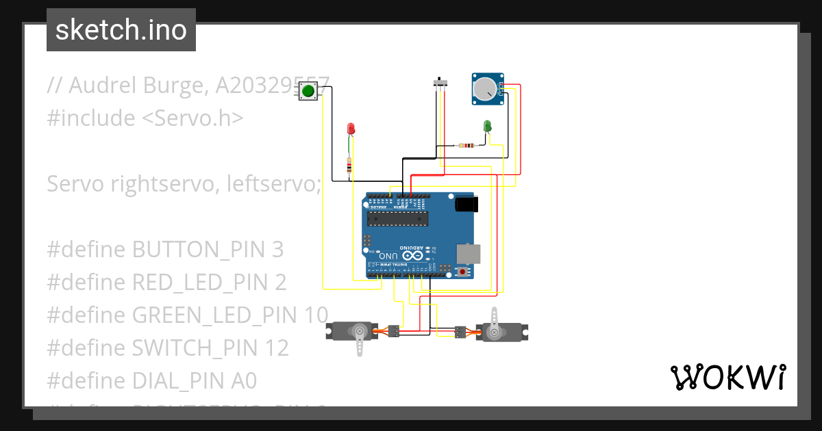 MAE Design Arduino Homework Completed - Wokwi ESP32, STM32, Arduino Simulator