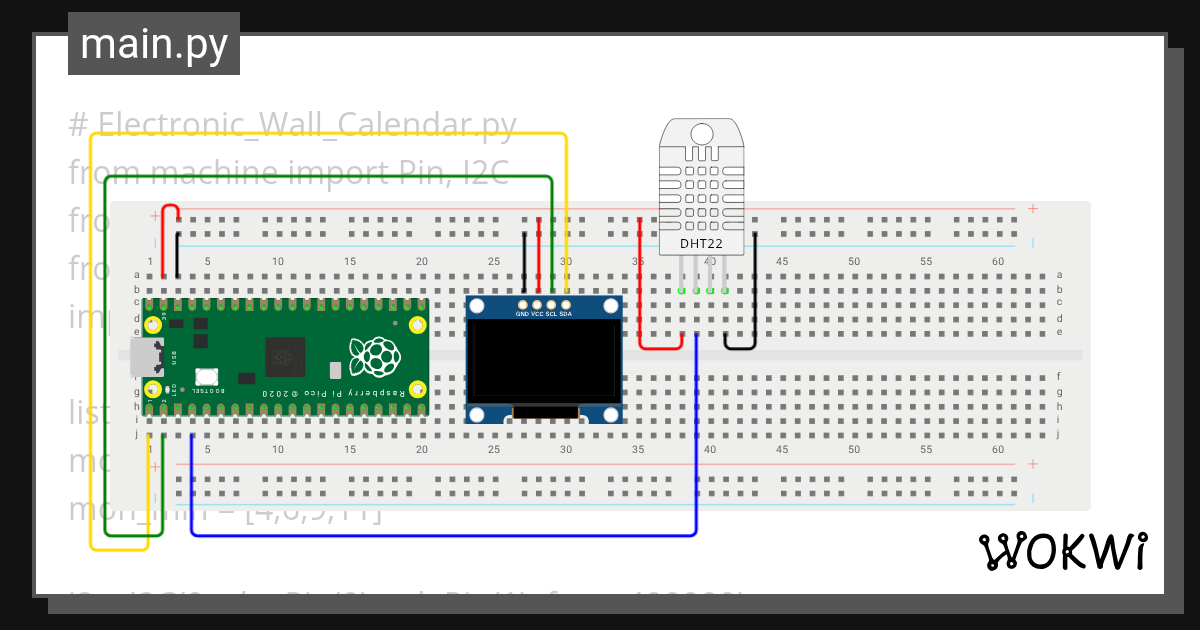 Wall Clock - Wokwi ESP32, STM32, Arduino Simulator