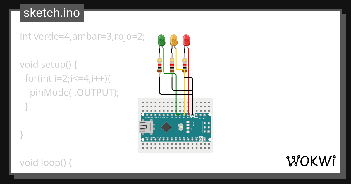 semaforo 1 - Wokwi ESP32, STM32, Arduino Simulator semaforo 1 - Wokwi ESP32, STM32, Arduino Simulator