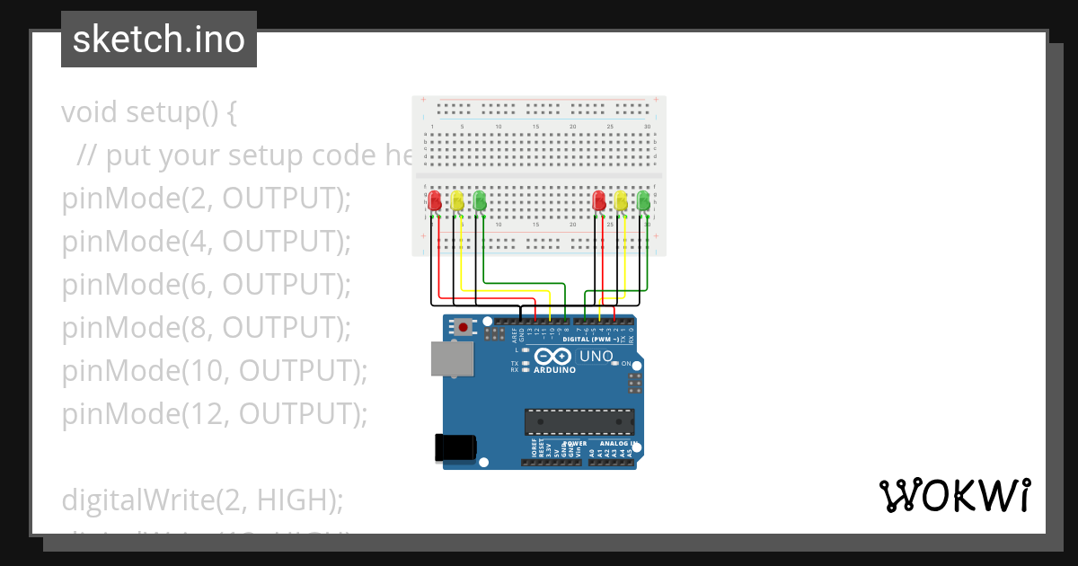 Rarawrr Lampu 2 Jalan Pt2 Wokwi Esp32 Stm32 Arduino Simulator 