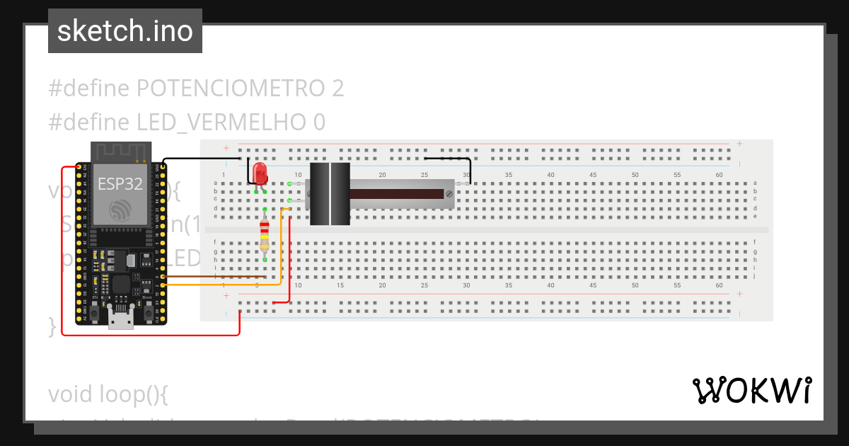 4° Questão de Microcontroladores - PROVA - Wokwi ESP32, STM32, Arduino Simulator