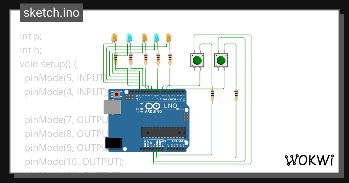 Hervas Controlling Led Wokwi Esp32 Stm32 Arduino Simulator 2669