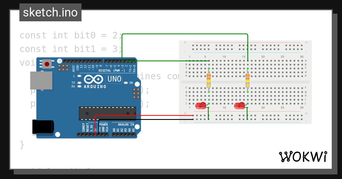 Contador De 2 Bits Wokwi Esp32 Stm32 Arduino Simulator