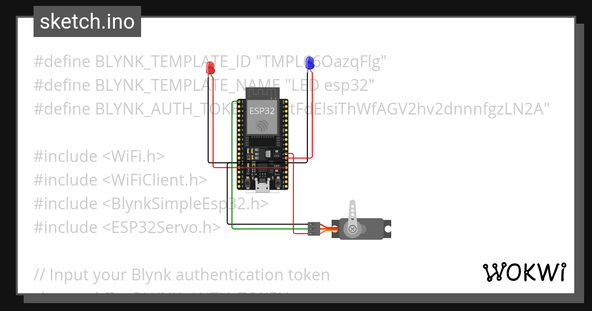 Led Blynk Wokwi Esp32 Stm32 Arduino Simulator 6958