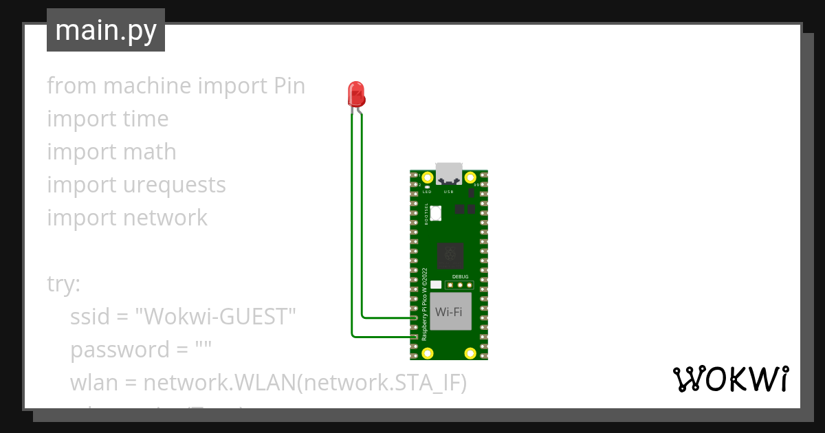 Raspberry Picowifi Wokwi Esp32 Stm32 Arduino Simulator 