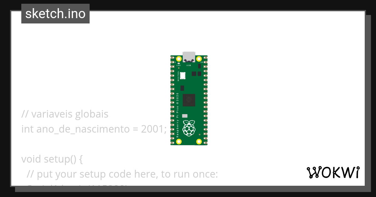 projeto 1 - Wokwi ESP32, STM32, Arduino Simulator