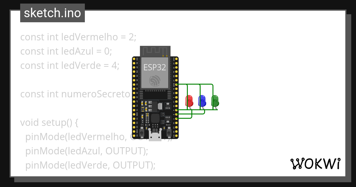 Exercicio_If - Wokwi ESP32, STM32, Arduino Simulator