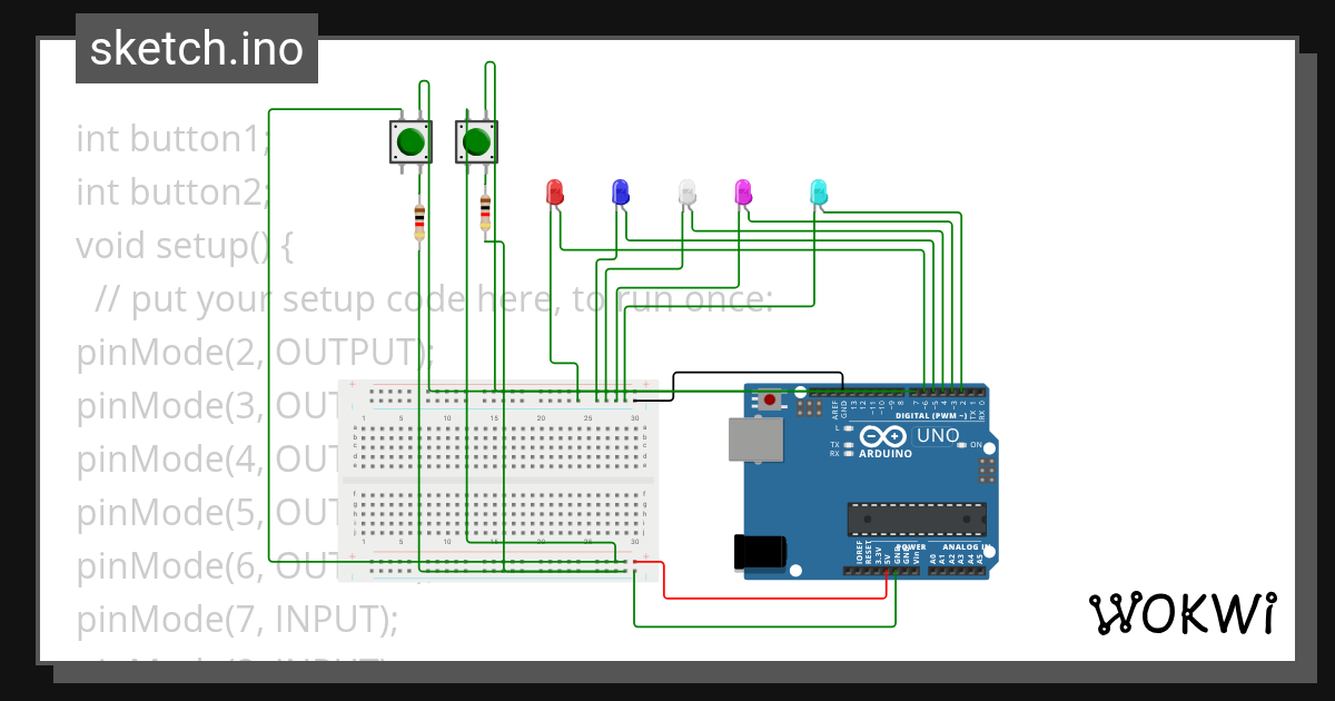 prac 2 - Wokwi ESP32, STM32, Arduino Simulator