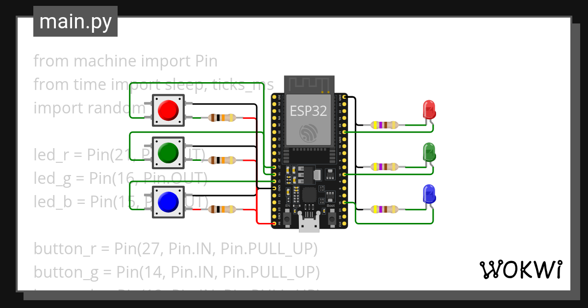 20240309打地鼠游戏 Copy Wokwi Esp32 Stm32 Arduino Simulator 3478