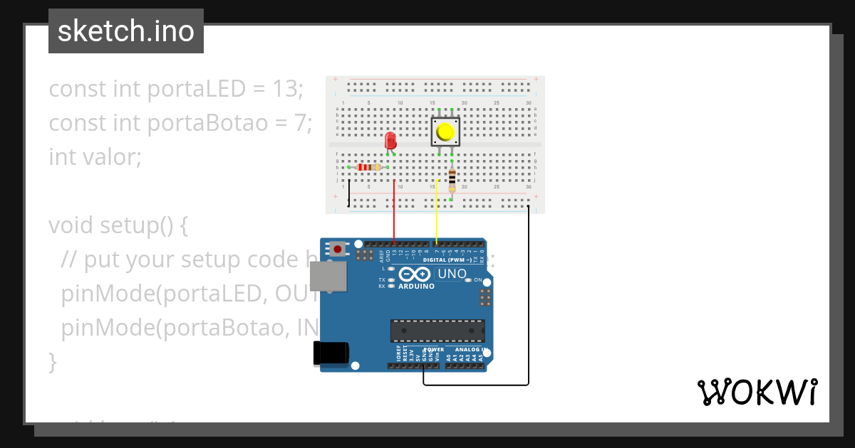 Pull Down 07mar - Wokwi ESP32, STM32, Arduino Simulator