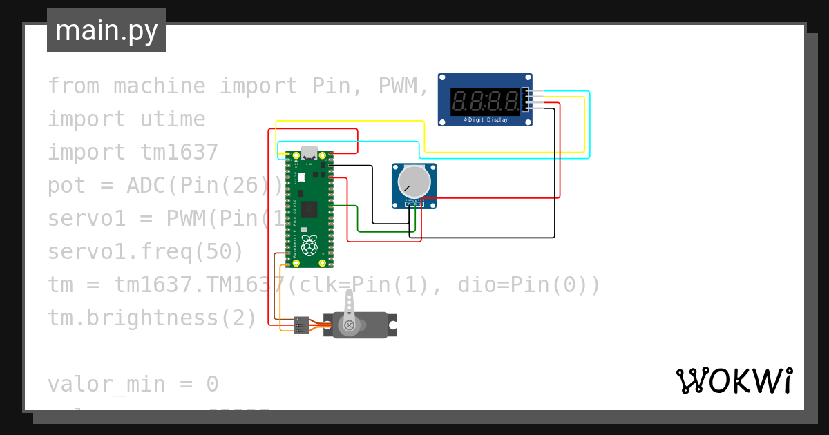Servo Grados Wokwi Esp32 Stm32 Arduino Simulator