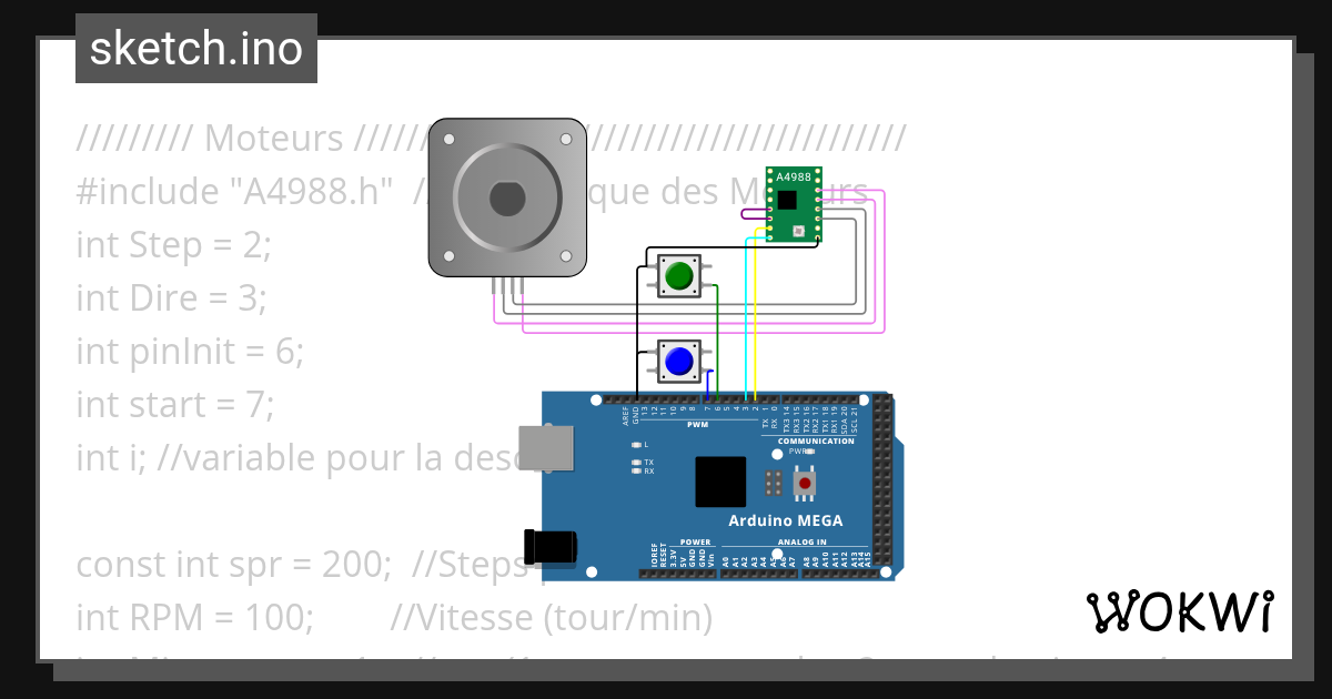 Stepper Wokwi Esp32 Stm32 Arduino Simulator
