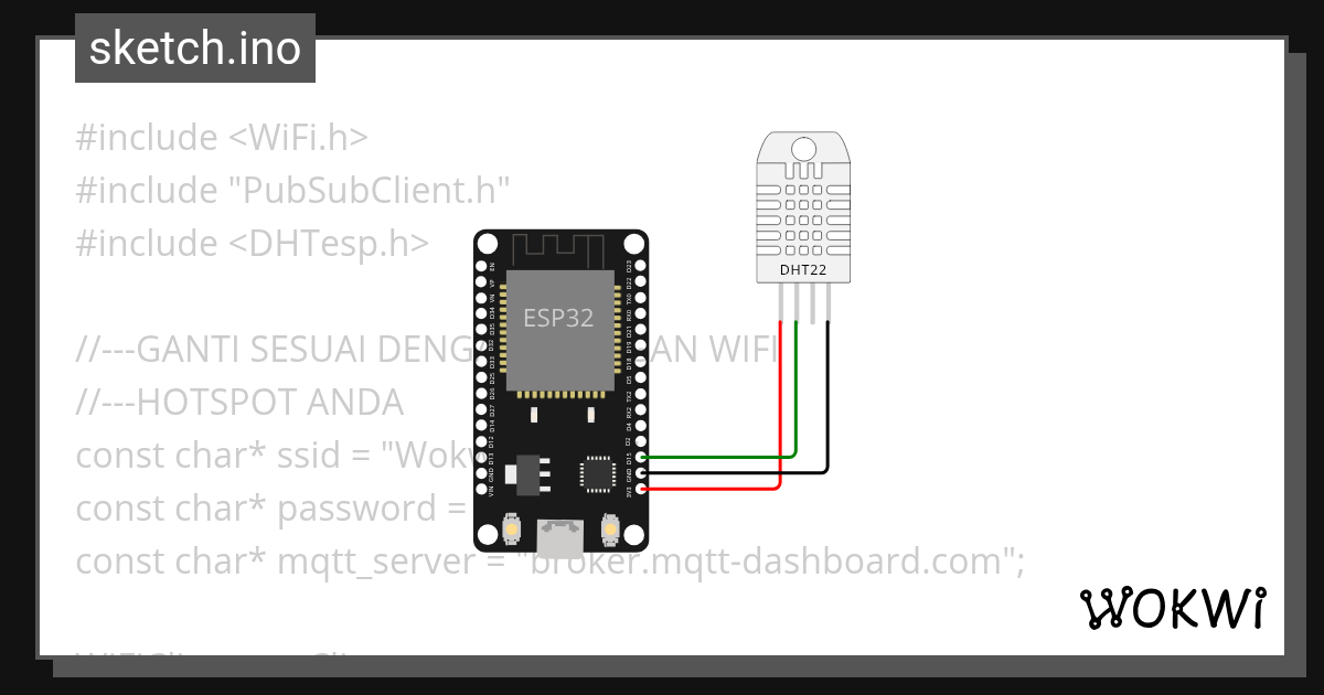 DHT22_MQTT Copy - Wokwi ESP32, STM32, Arduino Simulator
