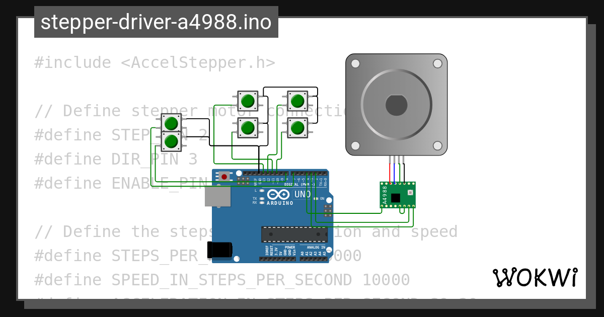Stepper Driver O Copy 3 Wokwi Esp32 Stm32 Arduino Simulator