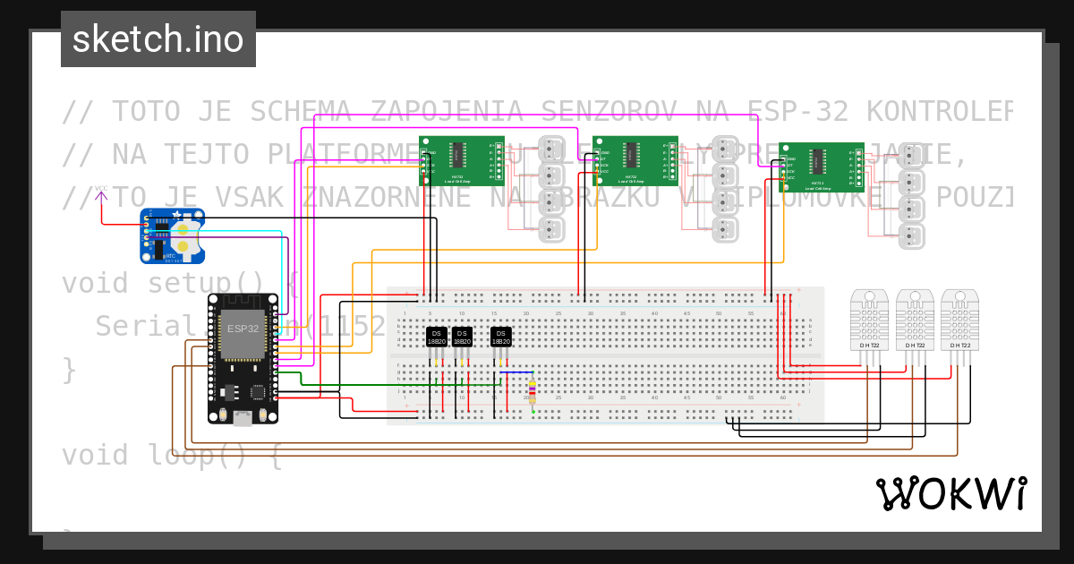 Slave Schema Zapojenia Wokwi Esp32 Stm32 Arduino Simulator