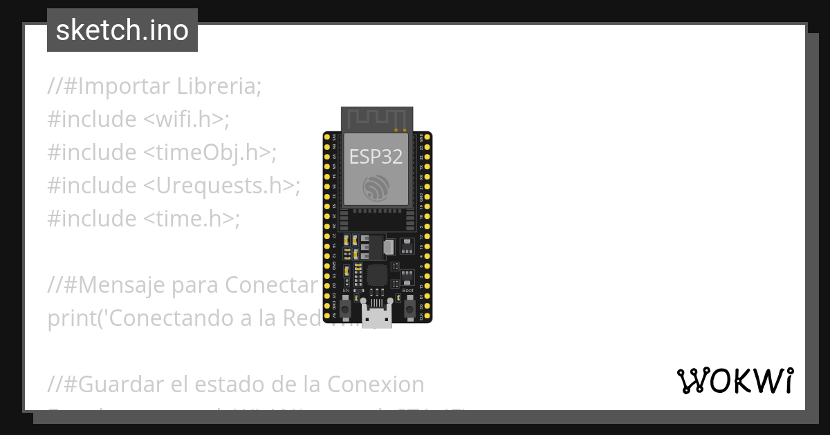 Practica 6 - Wokwi ESP32, STM32, Arduino Simulator