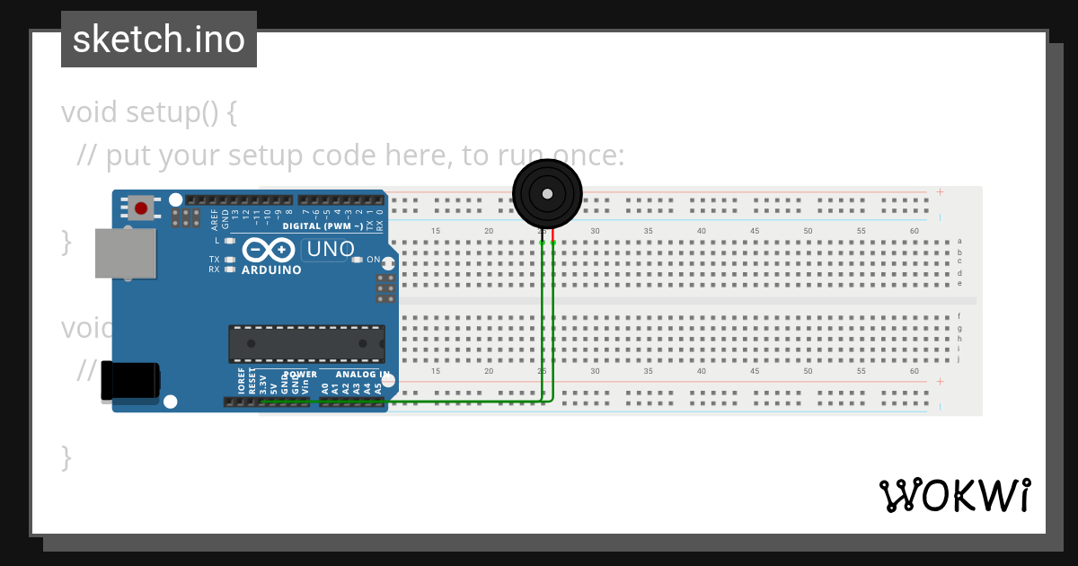 Buzzer - Wokwi ESP32, STM32, Arduino Simulator