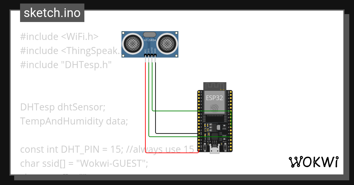 Temperature Humidity Wokwi Esp32 Stm32 Arduino Simulator 