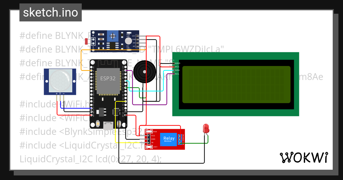 IMK - Sistem Sekuritas Rumah - Wokwi ESP32, STM32, Arduino Simulator