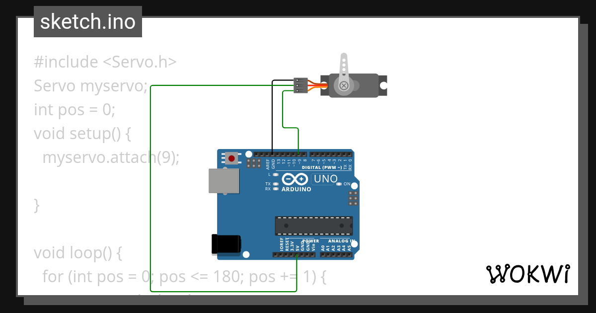 servomotor - Wokwi ESP32, STM32, Arduino Simulator servomotor - Wokwi ESP32, STM32, Arduino Simulator